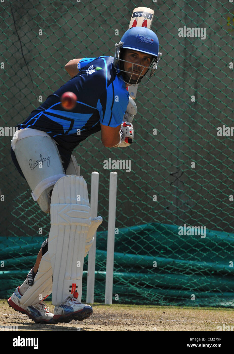 PRETORIA, SOUTH AFRICA - SEPTEMBER 18, Jacques Rudolph in the nets ...