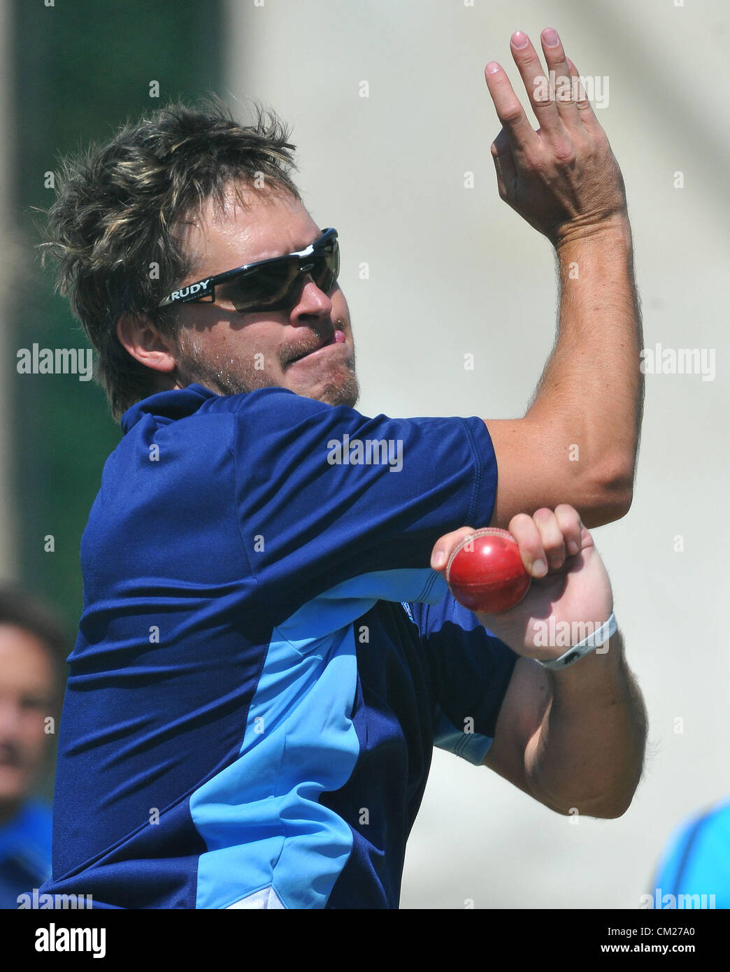 PRETORIA, SOUTH AFRICA - SEPTEMBER 18, Paul Harris bowls during the ...