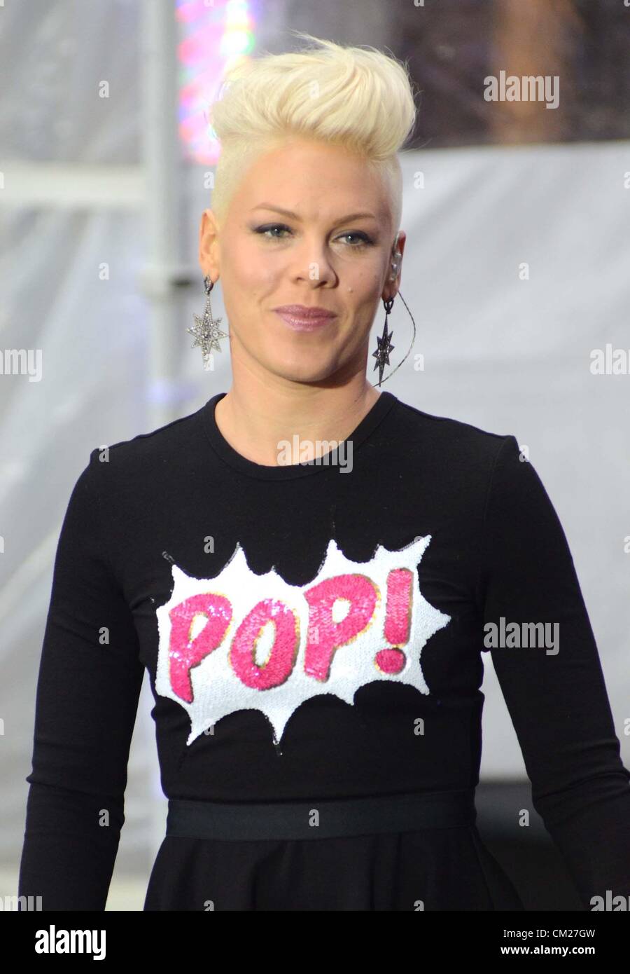 Pink on stage for NBC Today Show Concert with PINK, Rockefeller Plaza ...