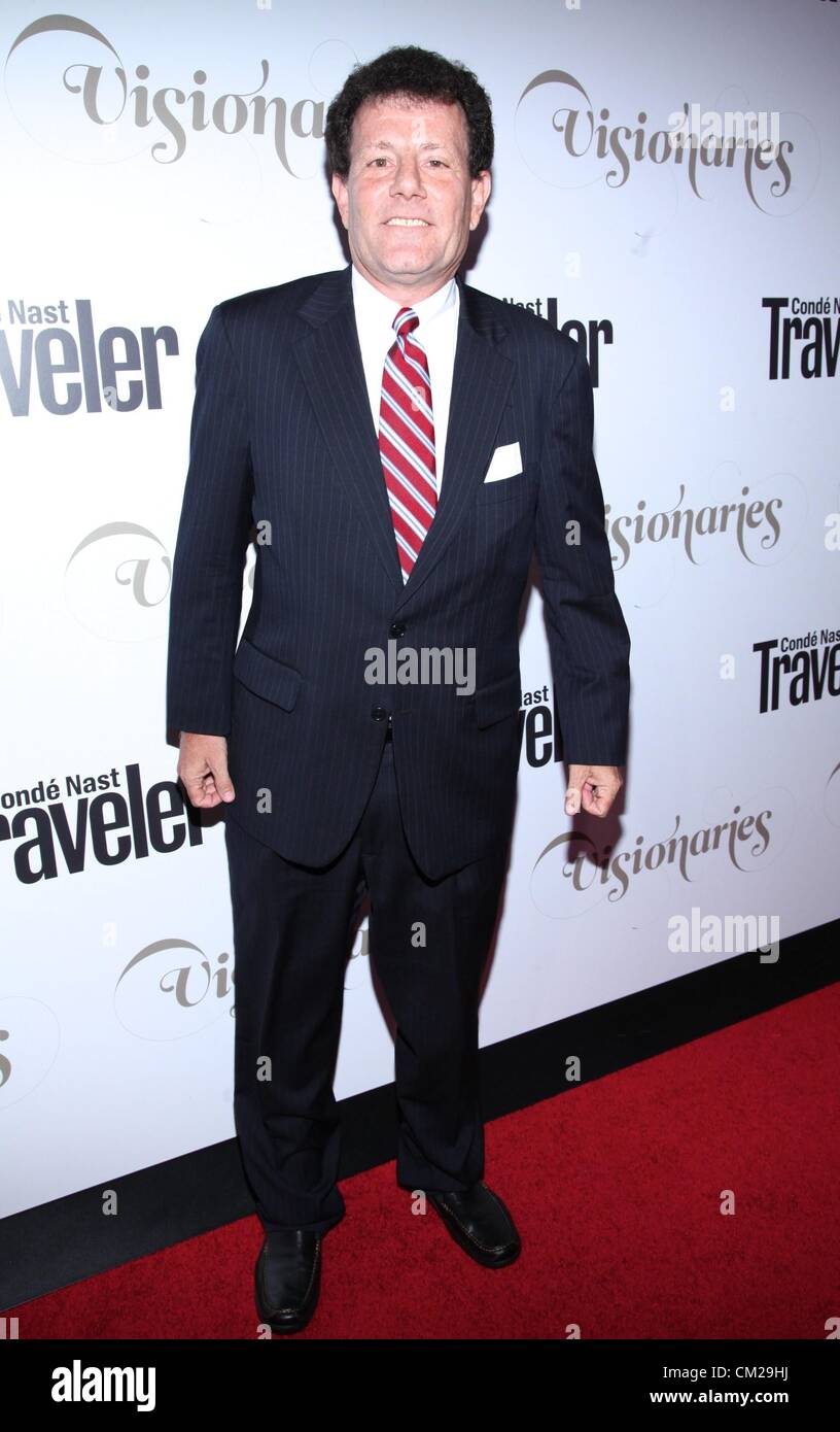 Nicholas D. Kristof at arrivals for Conde Nast Traveler Visionary ...