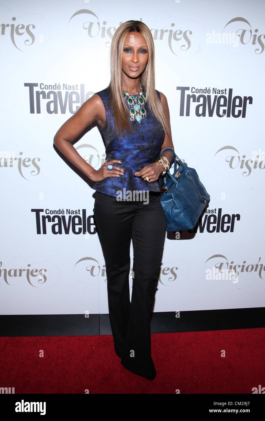 Iman at arrivals for Conde Nast Traveler Visionary Awards, Alice Tully ...
