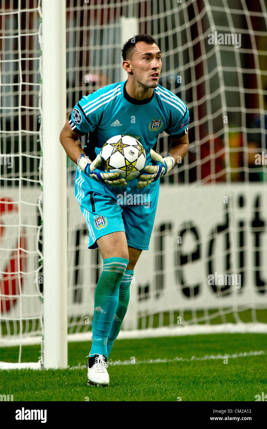 Silvio Proto (Anderlecht), SEPTEMBER 18, 2012 - Football / Soccer ...