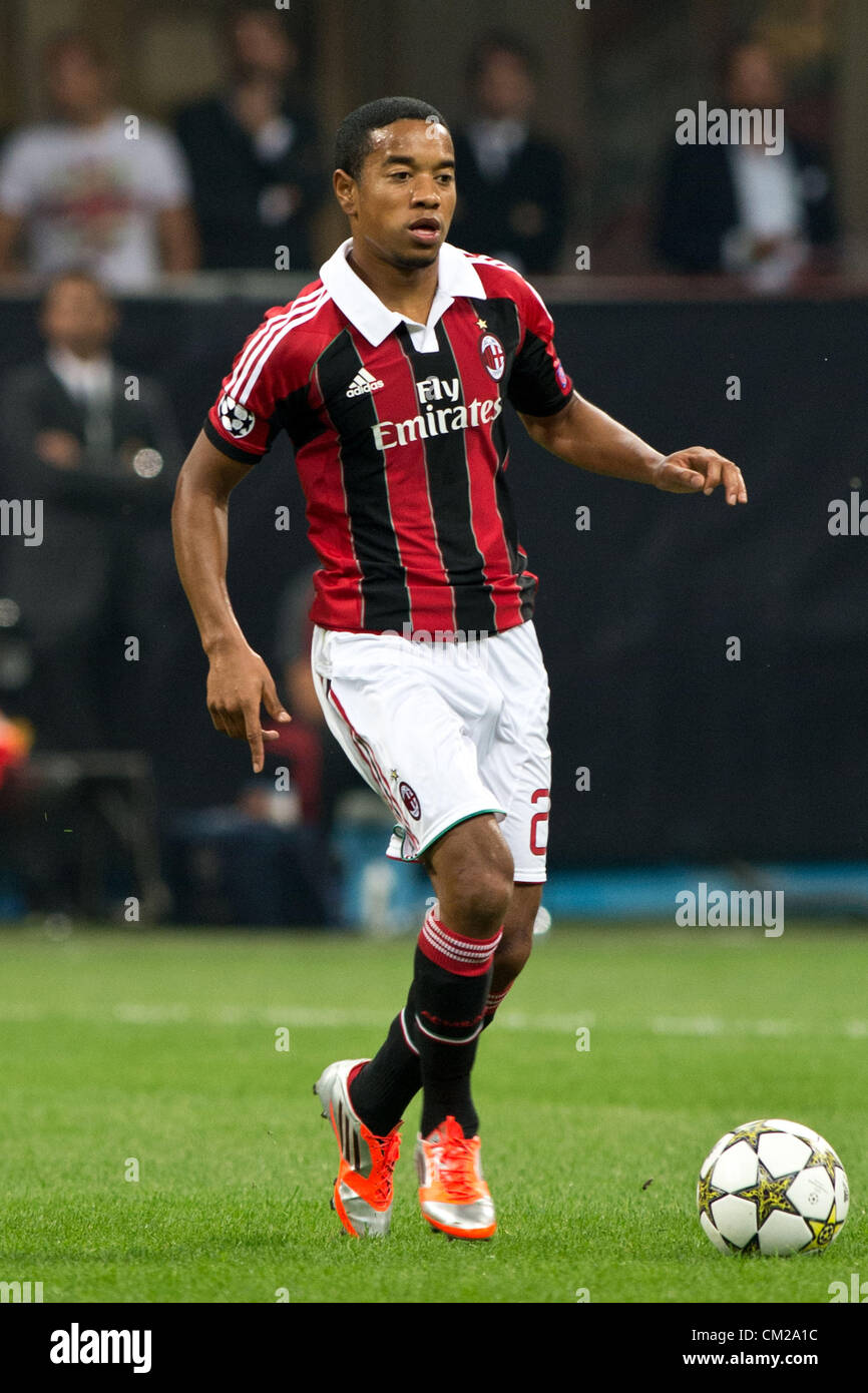 Urby Emanuelson (Milan), SEPTEMBER 18, 2012 - Football / Soccer : UEFA ...