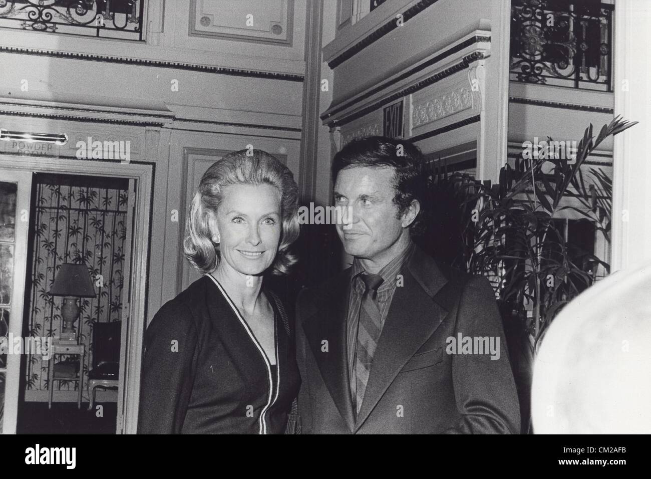 CLIFF ROBERTSON Dina Merrill.Supplied by Photos, inc.(Credit Image ...