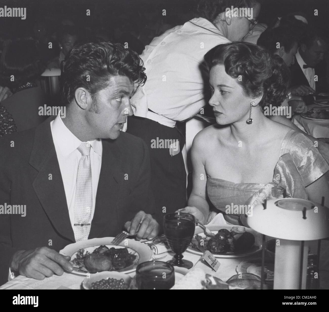 DALE ROBERTSON with wife.(Credit Image: © Larry Barbier Jr/Globe Photos ...