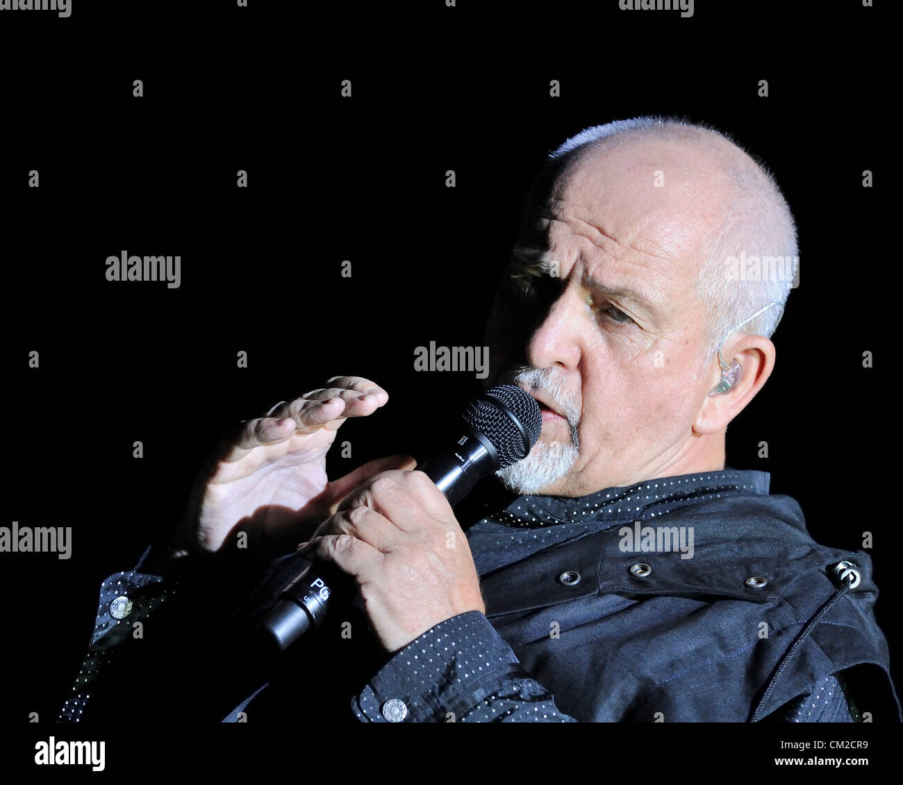 Sept 19, 2012. Toronto, Canada. Peter Gabriel performs at Toronto's Air ...