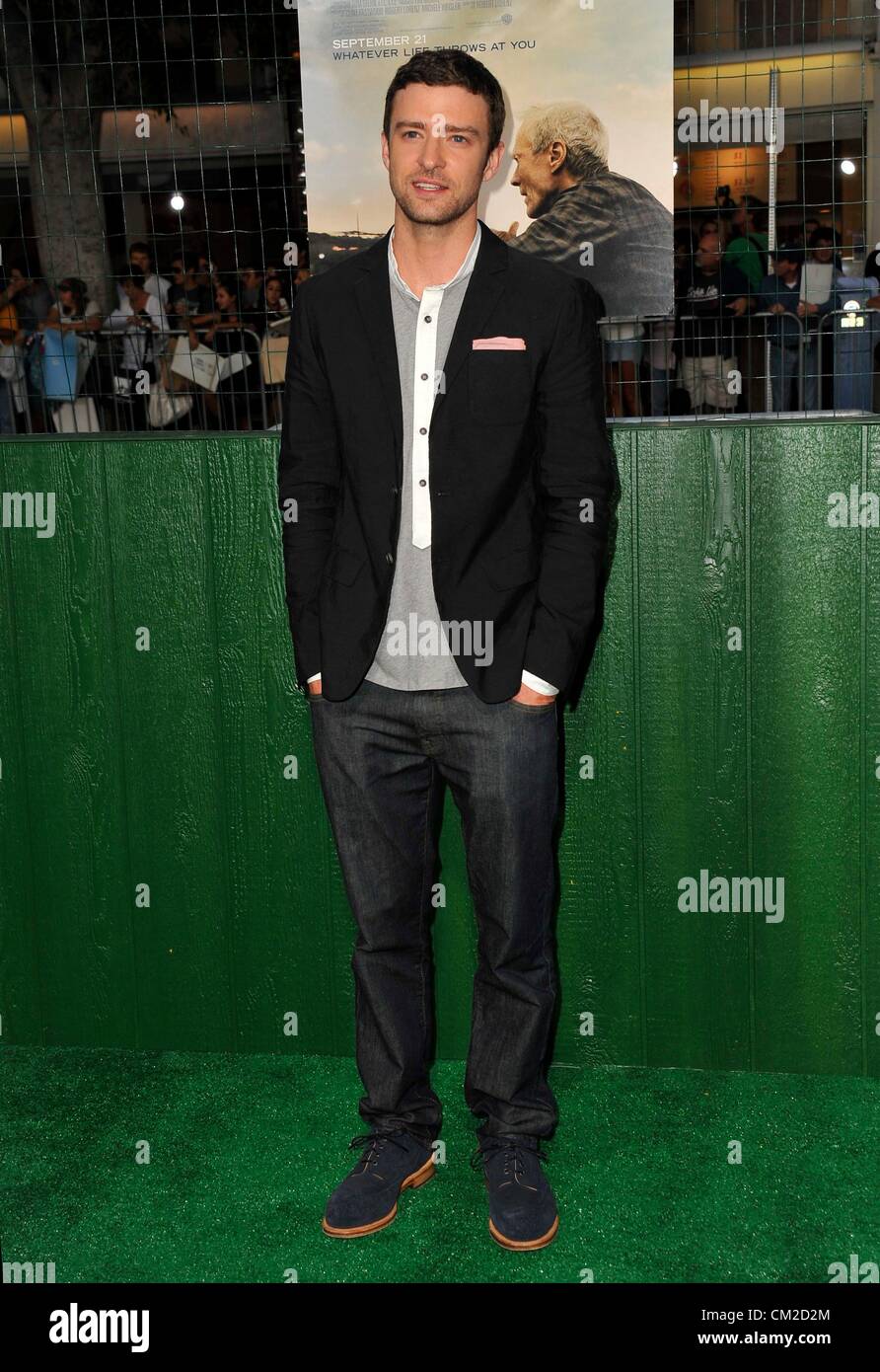 Justin Timberlake at arrivals for TROUBLE WITH THE CURVE Premiere ...