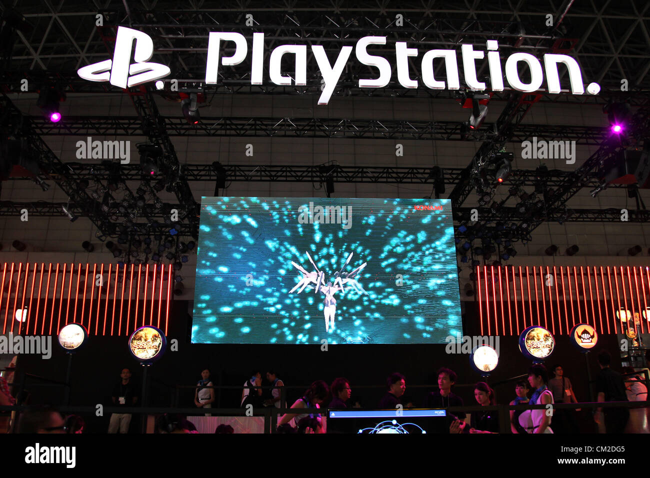 Sony playstation booth hi-res stock photography and images - Alamy