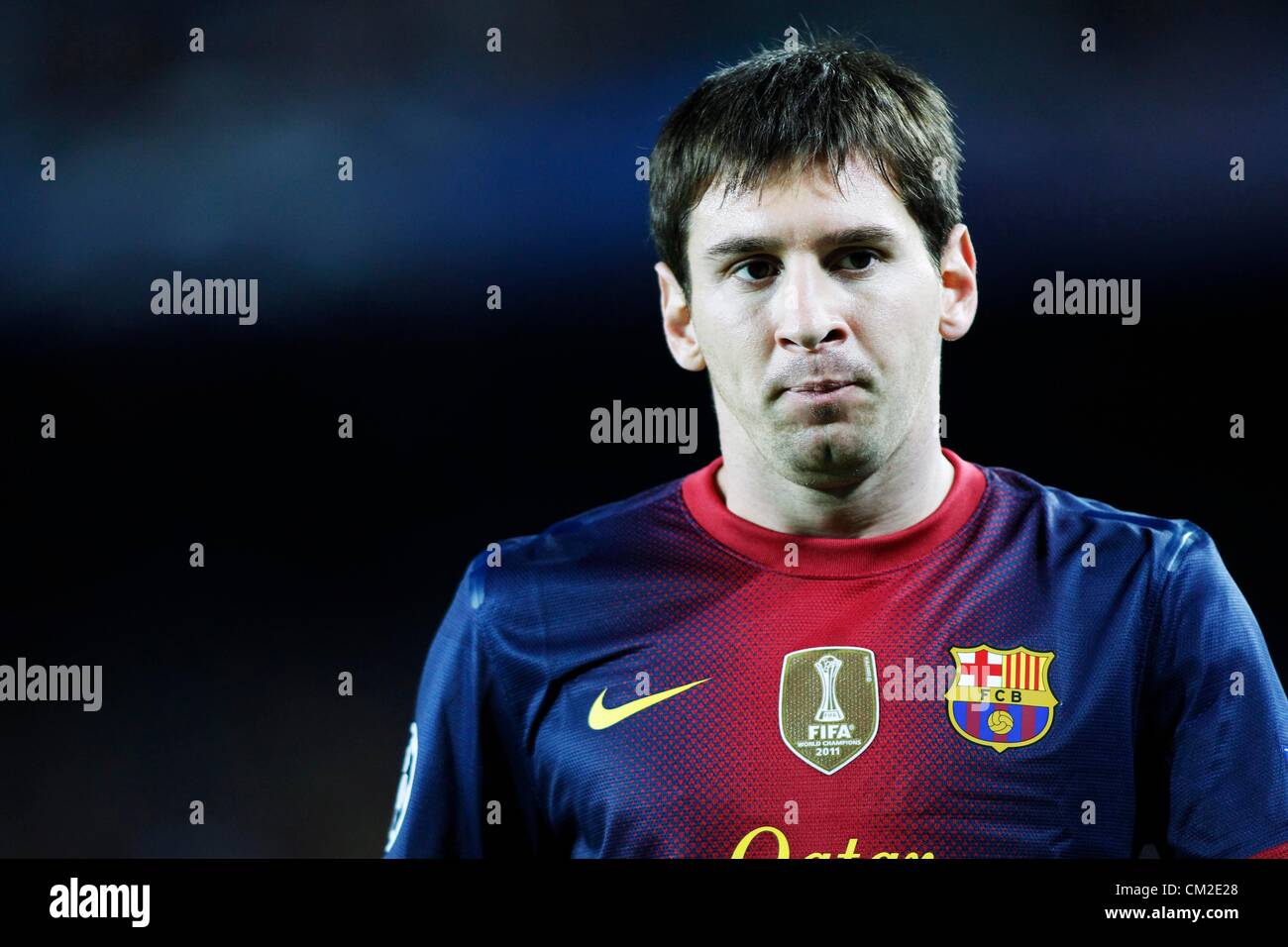 Lionel Messi (Barcelona), SEPTEMBER 19, 2012 - Football / Soccer : UEFA ...