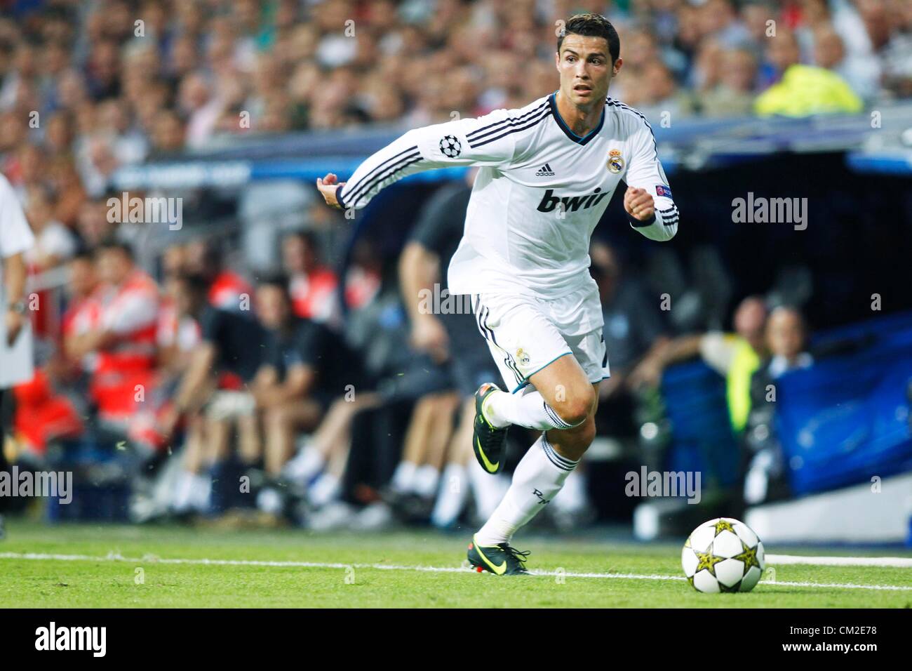 Cristiano Ronaldo (Real), SEPTEMBER 18, 2012 - Football / Soccer : UEFA ...