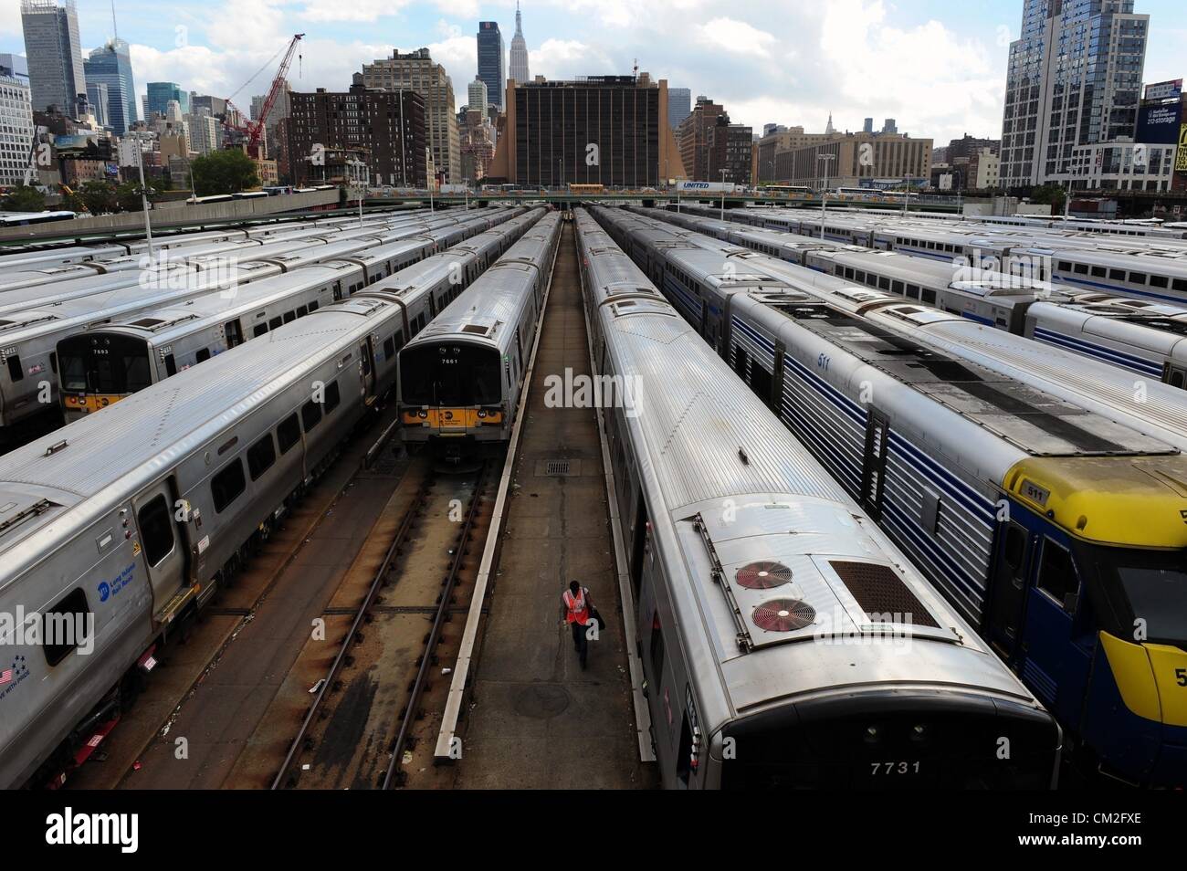Sept. 20, 2012 - Manhattan, New York, U.S. - The Hudson Rail Yards as ...