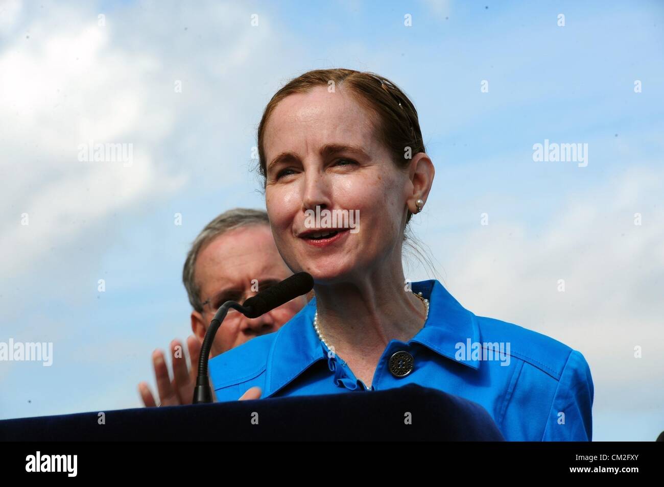 Sept. 20, 2012 - Manhattan, New York, U.S. - City Parks Commissioner ...