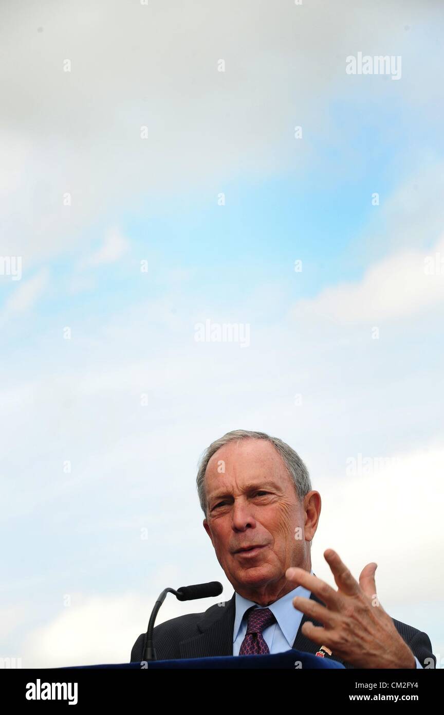 Sept. 20, 2012 - Manhattan, New York, U.S. - Mayor MICHAEL BLOOMBERG ...