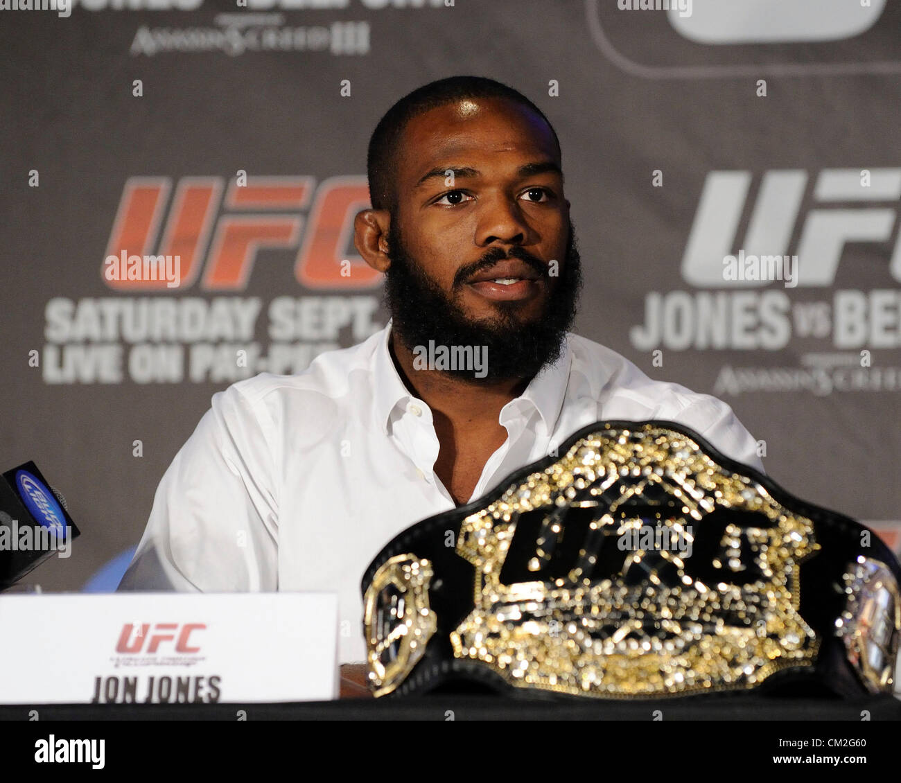 September 20, 2012. Toronto, Canada. UFC 152 press conference held at ...