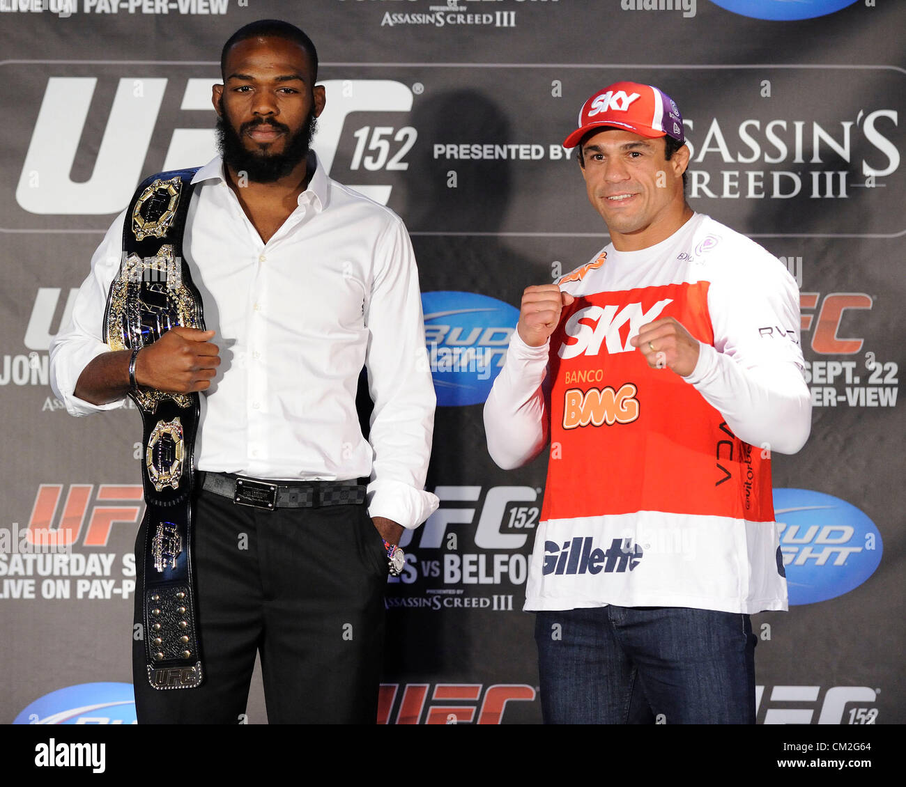 September 20, 2012. Toronto, Canada. UFC 152 press conference held at ...
