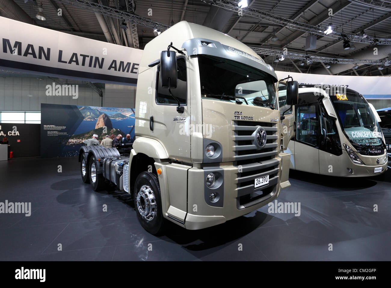 New Volkswagen 6x4 Tractor Truck at the International Motor Show for ...