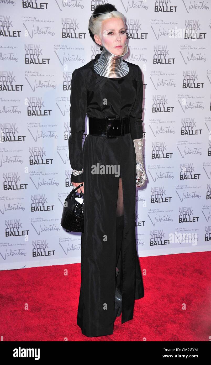 Daphne Guinness at arrivals for 2012 New York City Ballet Fall Gala ...