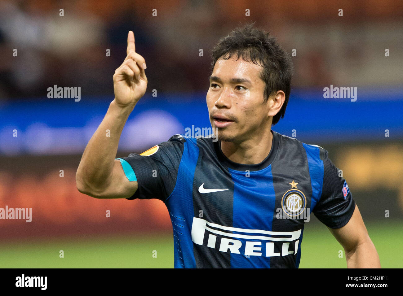 Yuto Nagatomo (Inter), SEPTEMBER 20, 2012 - Football / Soccer : Yuto ...