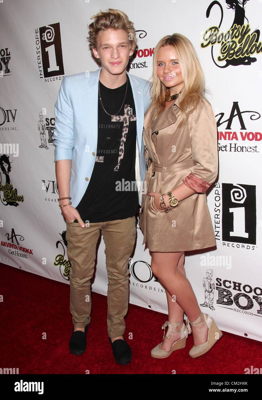 Sept. 20, 2012 - Los Angeles, California, U.S. - Cody Simpson; Ally ...