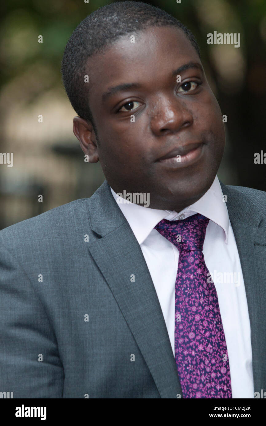 21st September 2012. London UK. Kweku Adoboli arrives at Southwark ...