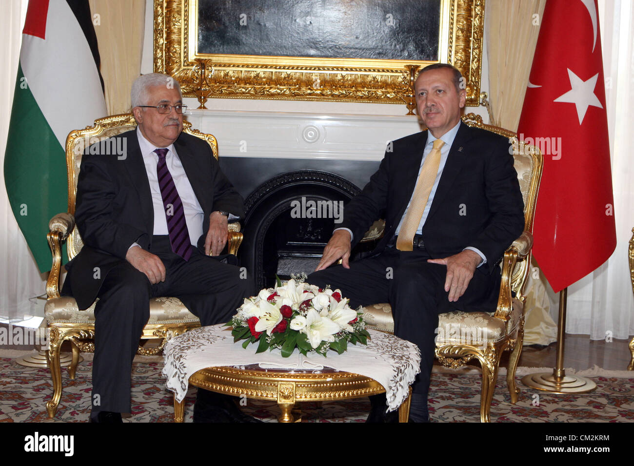 Ankara, Ankara, Turkey - Palestinian President Mahmoud Abbas ( Abu ...