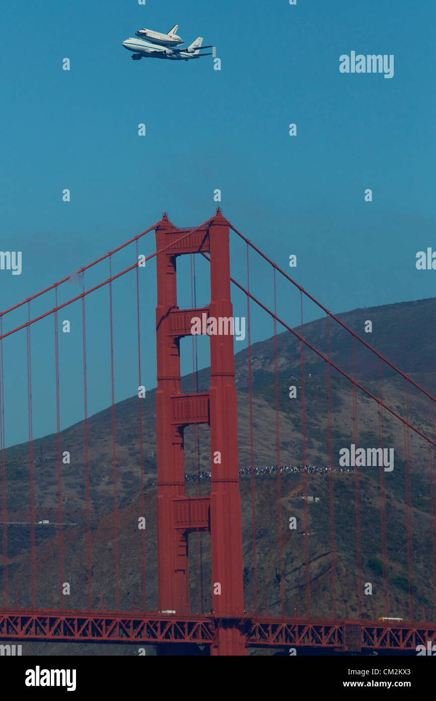 Sept. 21, 2012 - San Francisco, California, U.S - NASA's ferry flight ...