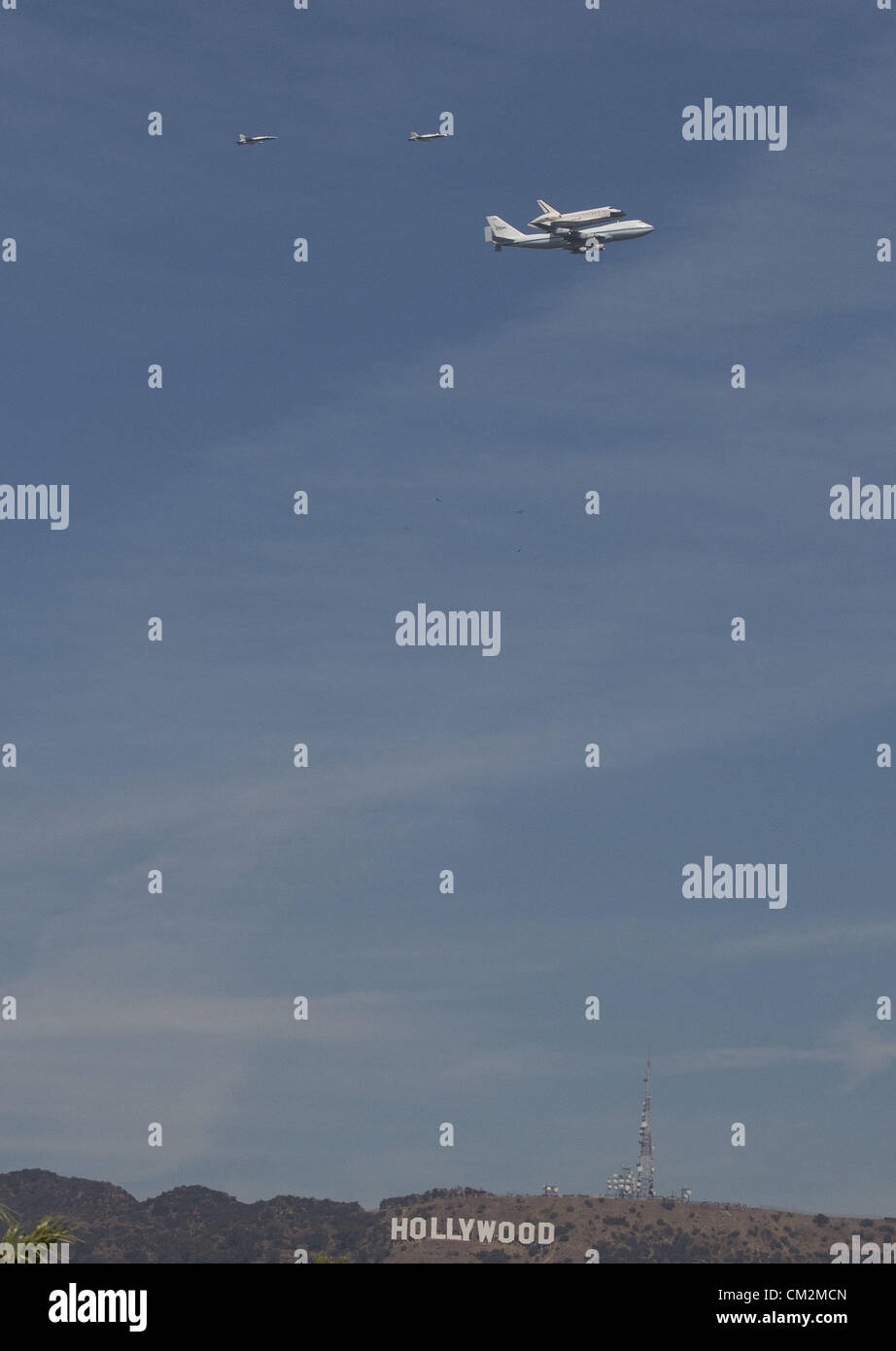 Sept. 21, 2012 - Los Angeeles, California, USA - The Space Shuttle ...
