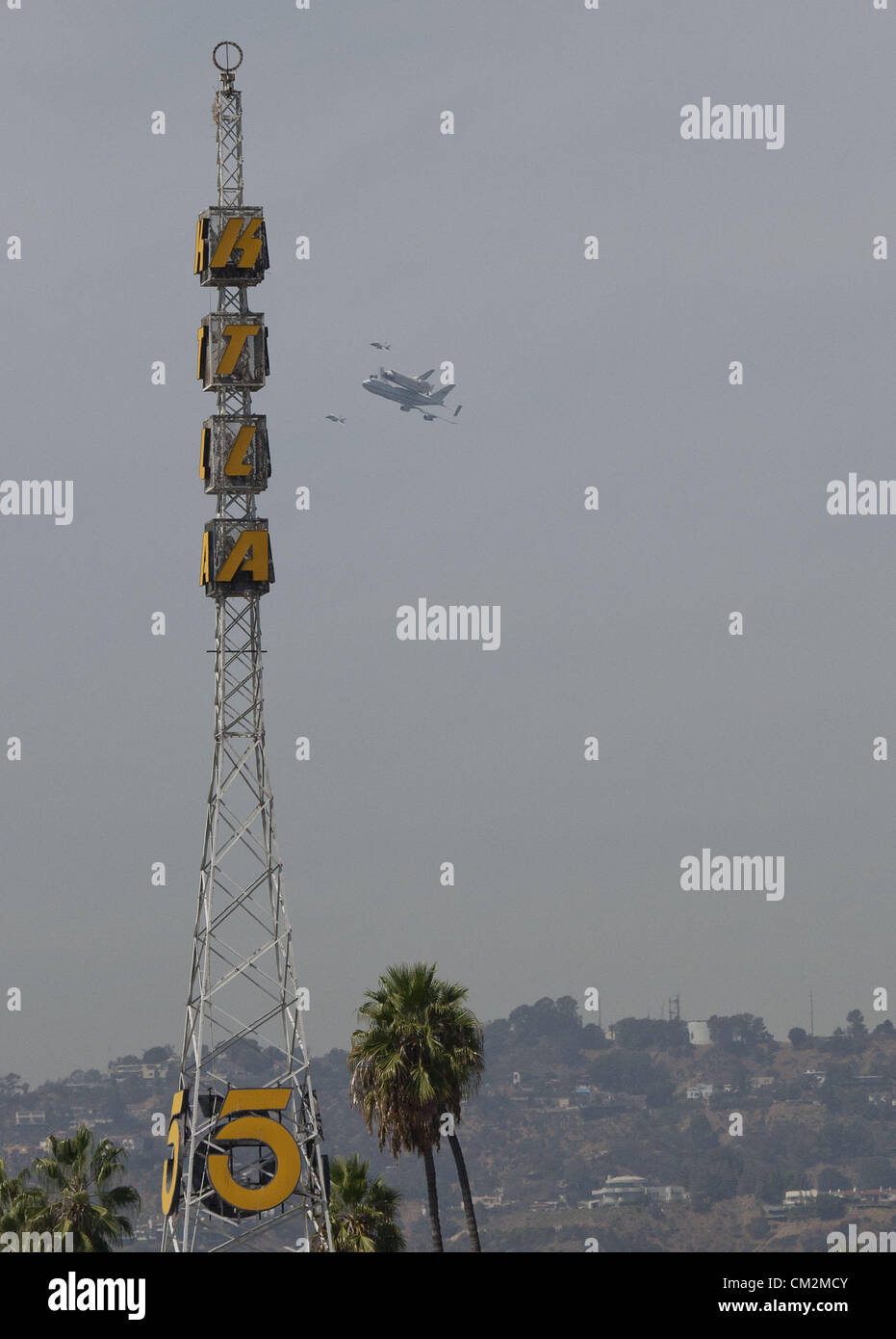 Sept. 21, 2012 - Los Angeeles, California, USA - The Space Shuttle ...