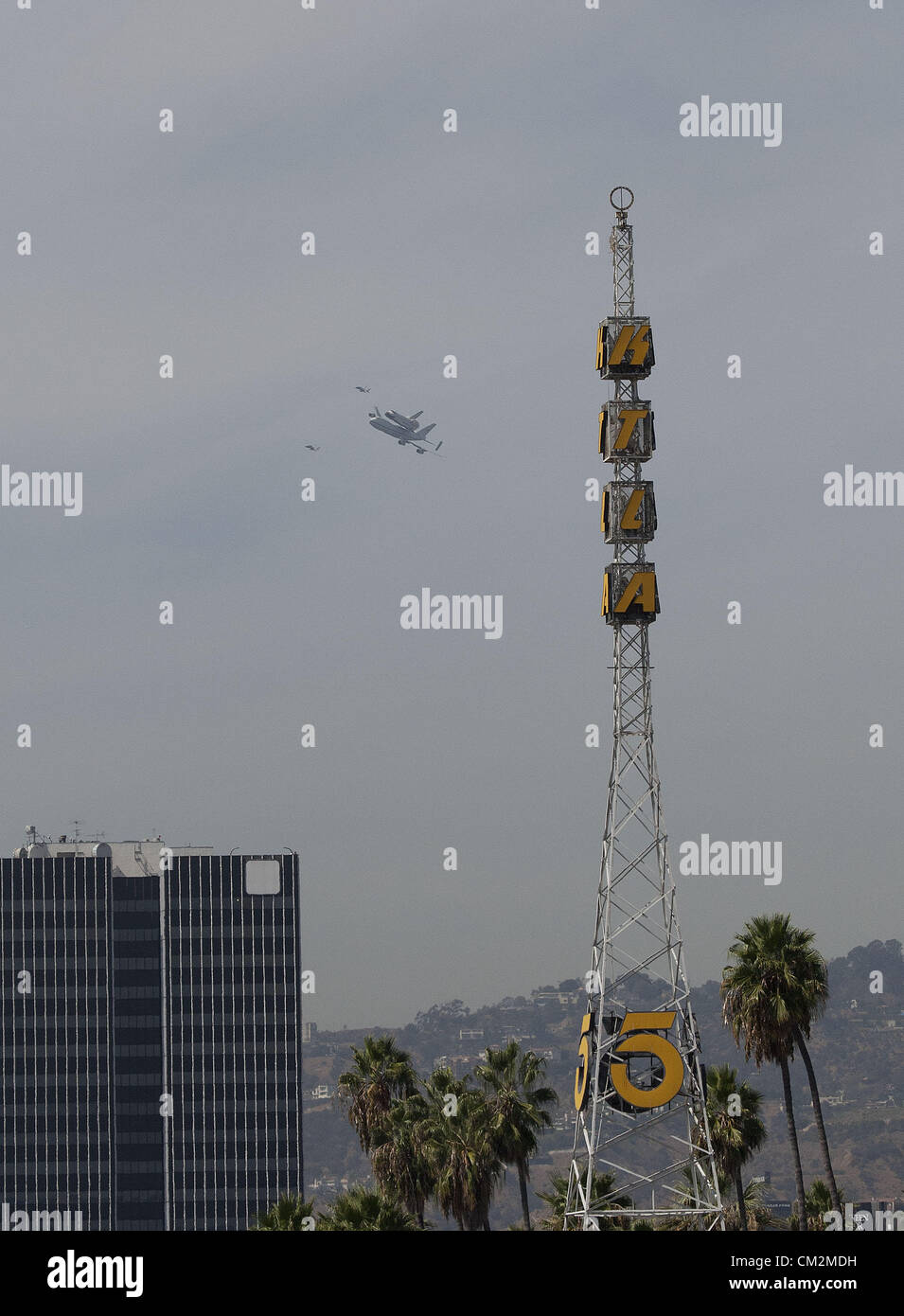 Sept. 21, 2012 - Los Angeeles, California, USA - The Space Shuttle ...