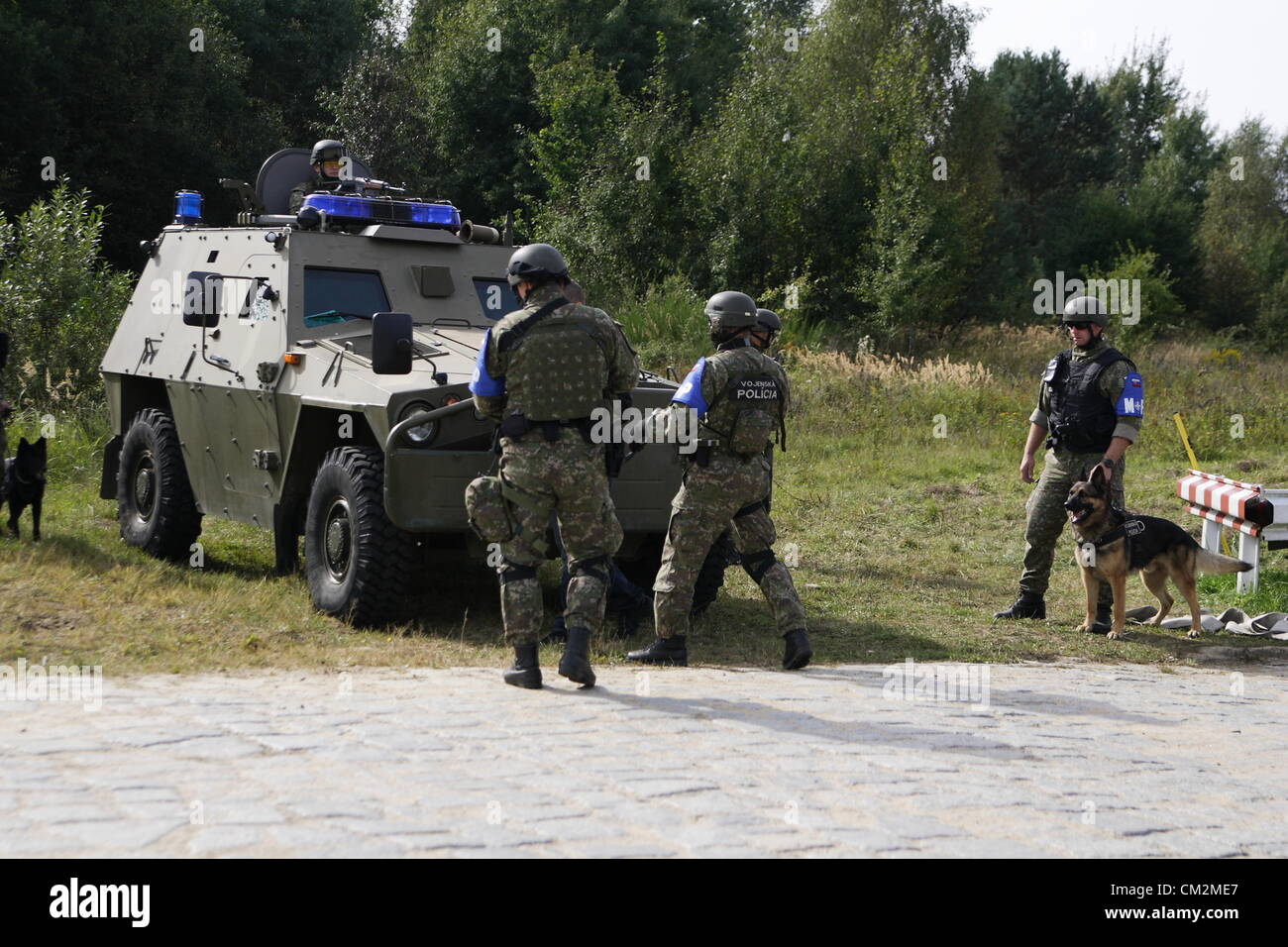 Wedrzyn, Poland 21st, September 2012 NATO Multinational Military Police ...