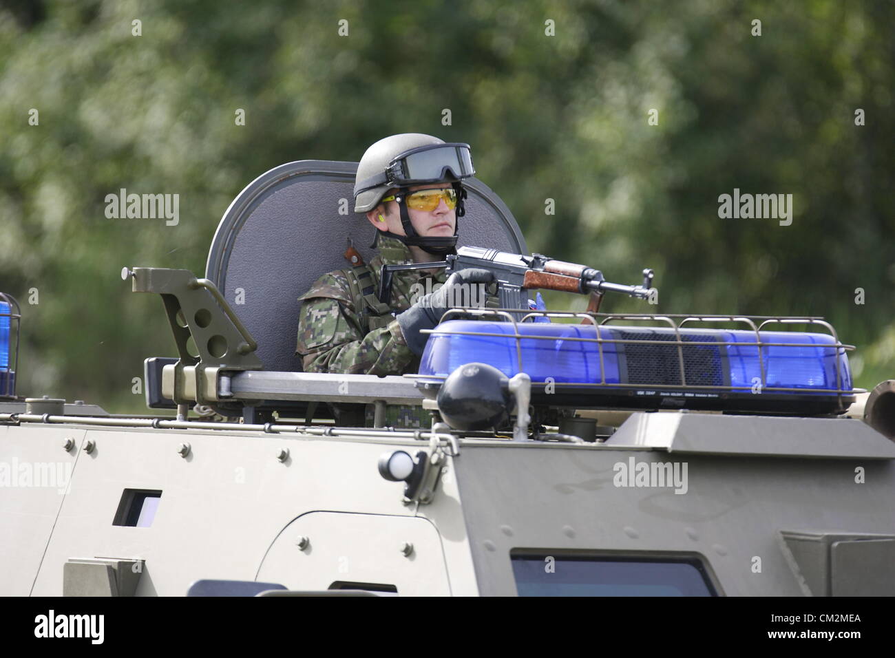 Wedrzyn, Poland 21st, September 2012 NATO Multinational Military Police ...