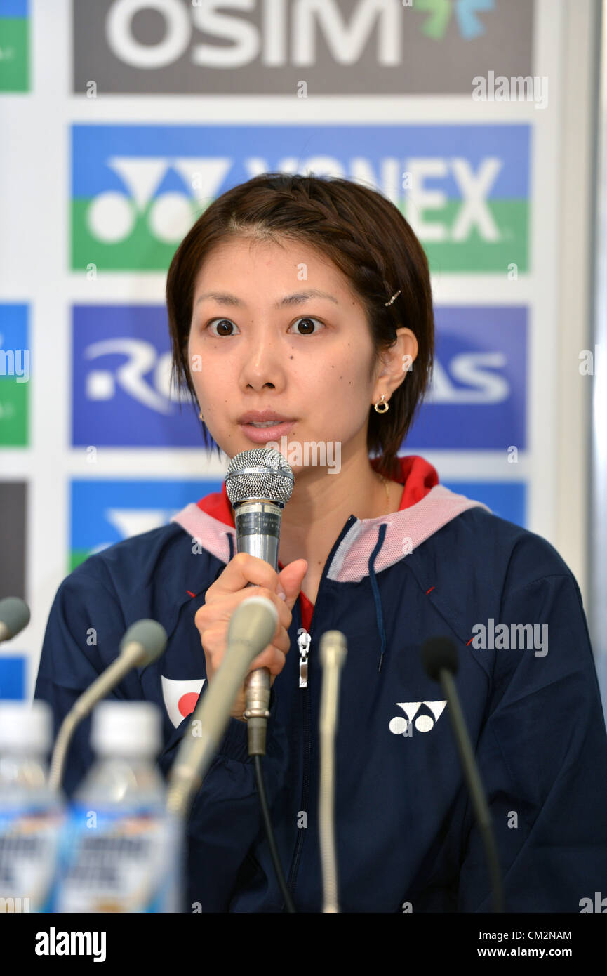 Reiko Shiota (JPN), SEPTEMBER 21, 2012 - Badminton : Yonex Open Japan ...