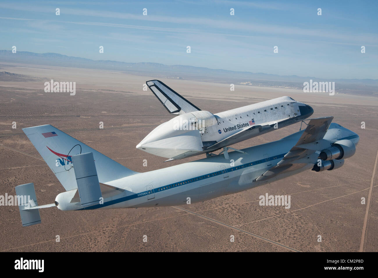 NASA Shuttle Carrier Aircraft carrying space shuttle Endeavour soars ...