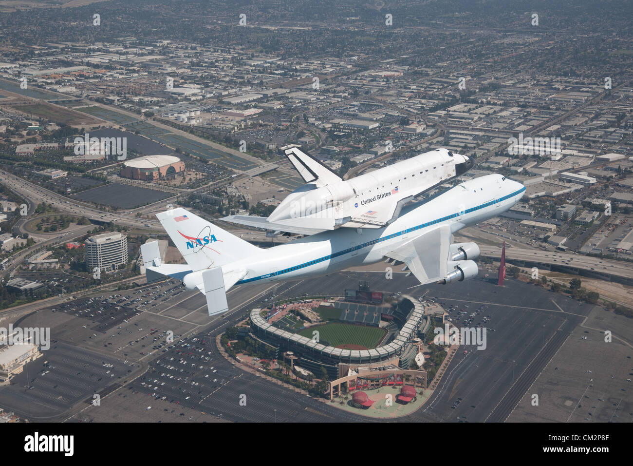 Space Shuttle Over Disneyland