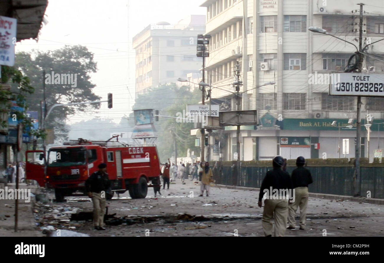Angry protesters destroyed fire brigade vehicle during a protest ...