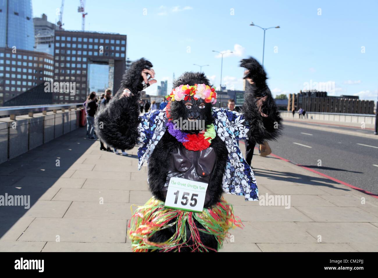 Great Gorilla Run 22nd September 2012, London Bridge, London ...