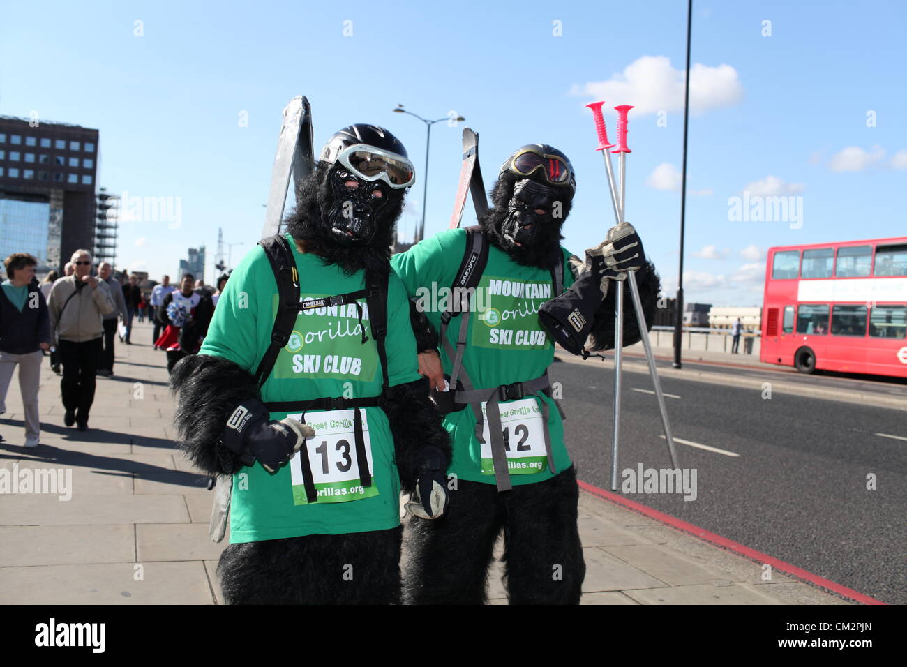 Great Gorilla Run 22nd September 2012, London Bridge, London ...