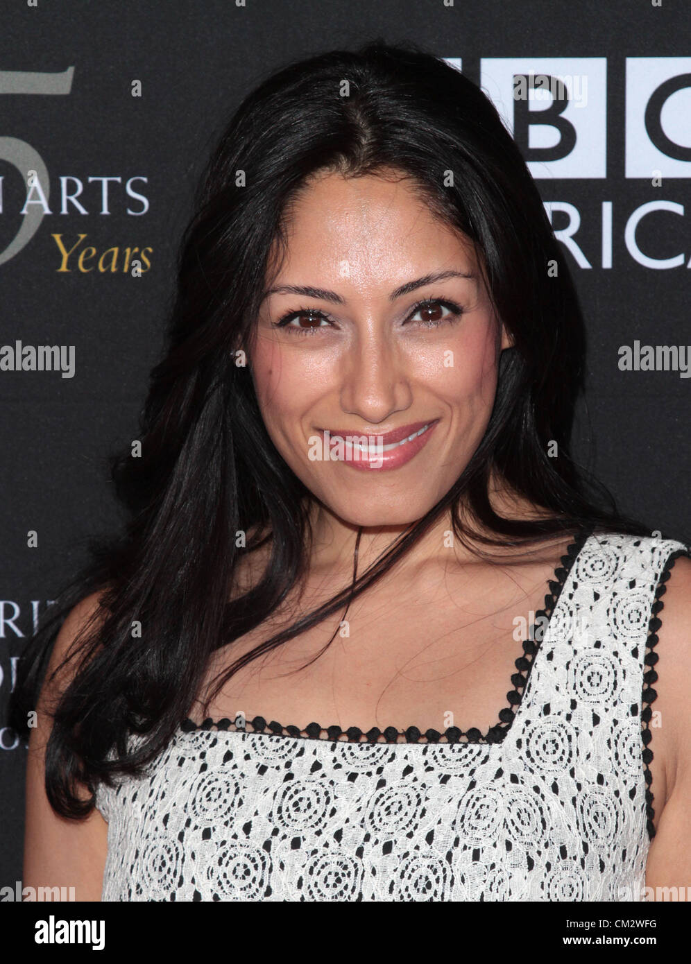 TEHMINA SUNNY 2012 BAFTA TV TEA PARTY LOS ANGELES CALIFORNIA USA 22 ...
