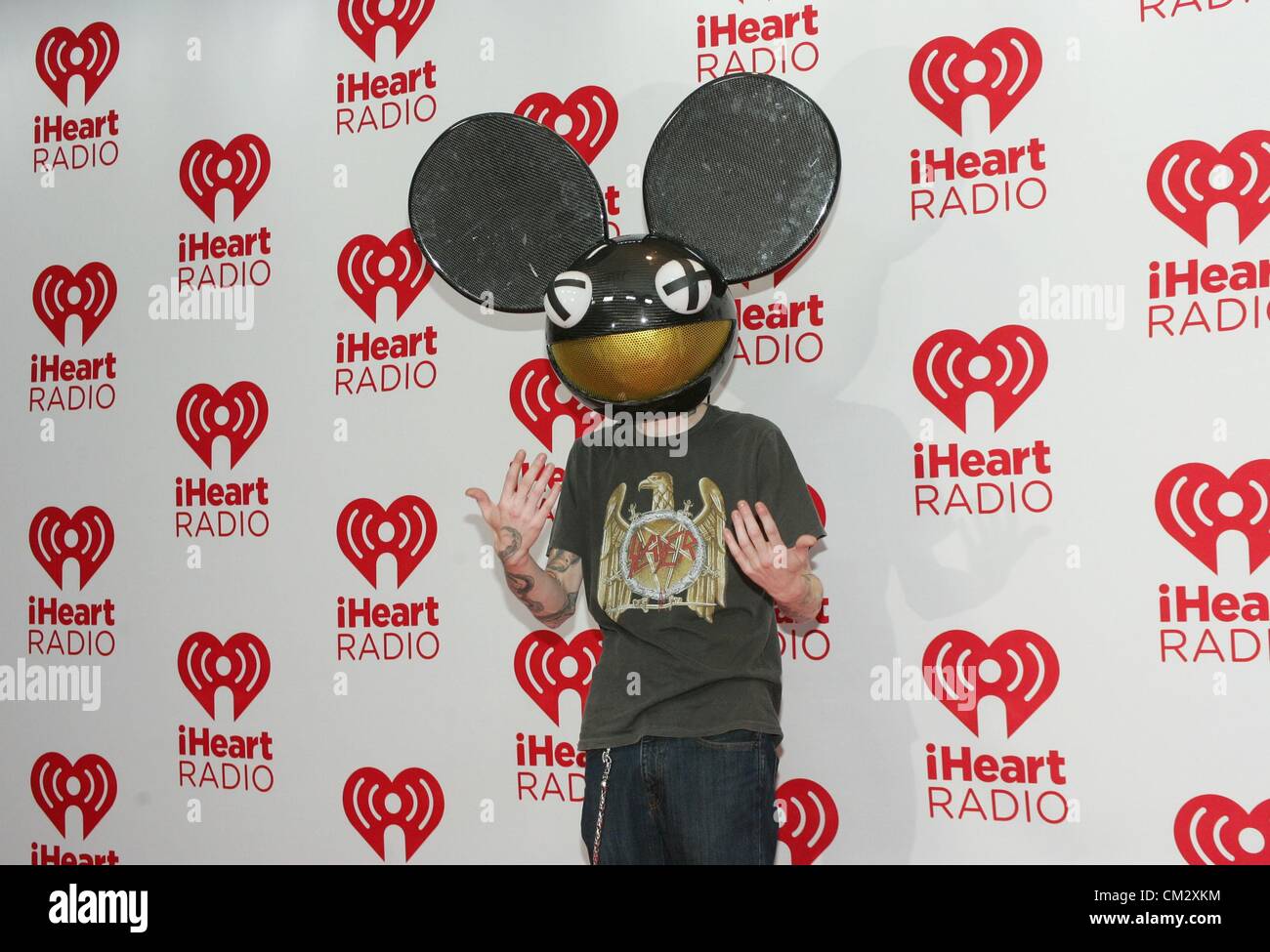 Deadmau5 in attendance for iHeart Radio Music Festival 2012 - SAT, MGM ...