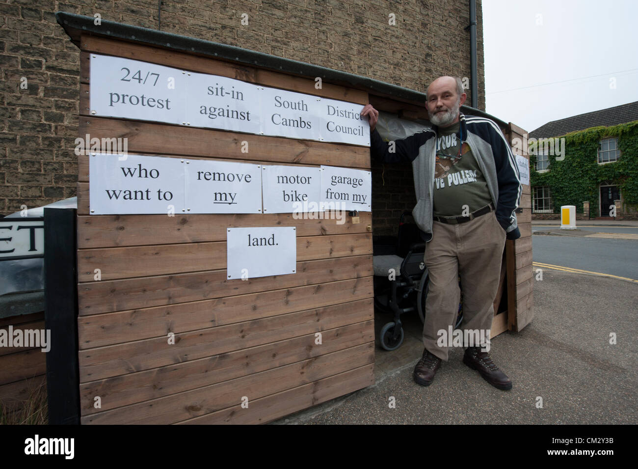 Steve Redman of Church Street Willingham near Cambridge UK starts a 24/ ...