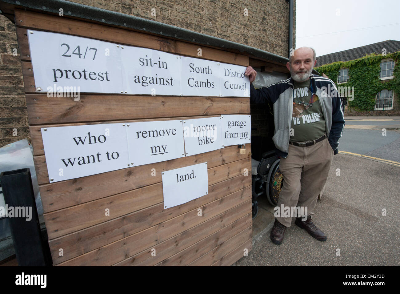 Steve Redman of Church Street Willingham near Cambridge UK starts a 24/ ...