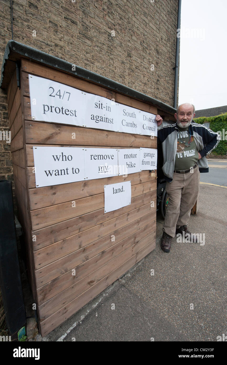 Steve Redman of Church Street Willingham near Cambridge UK starts a 24/ ...
