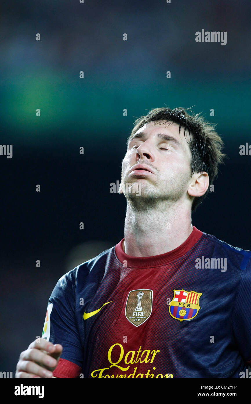 Lionel Messi (Barcelona), SEPTEMBER 22, 2012 - Football / Soccer ...