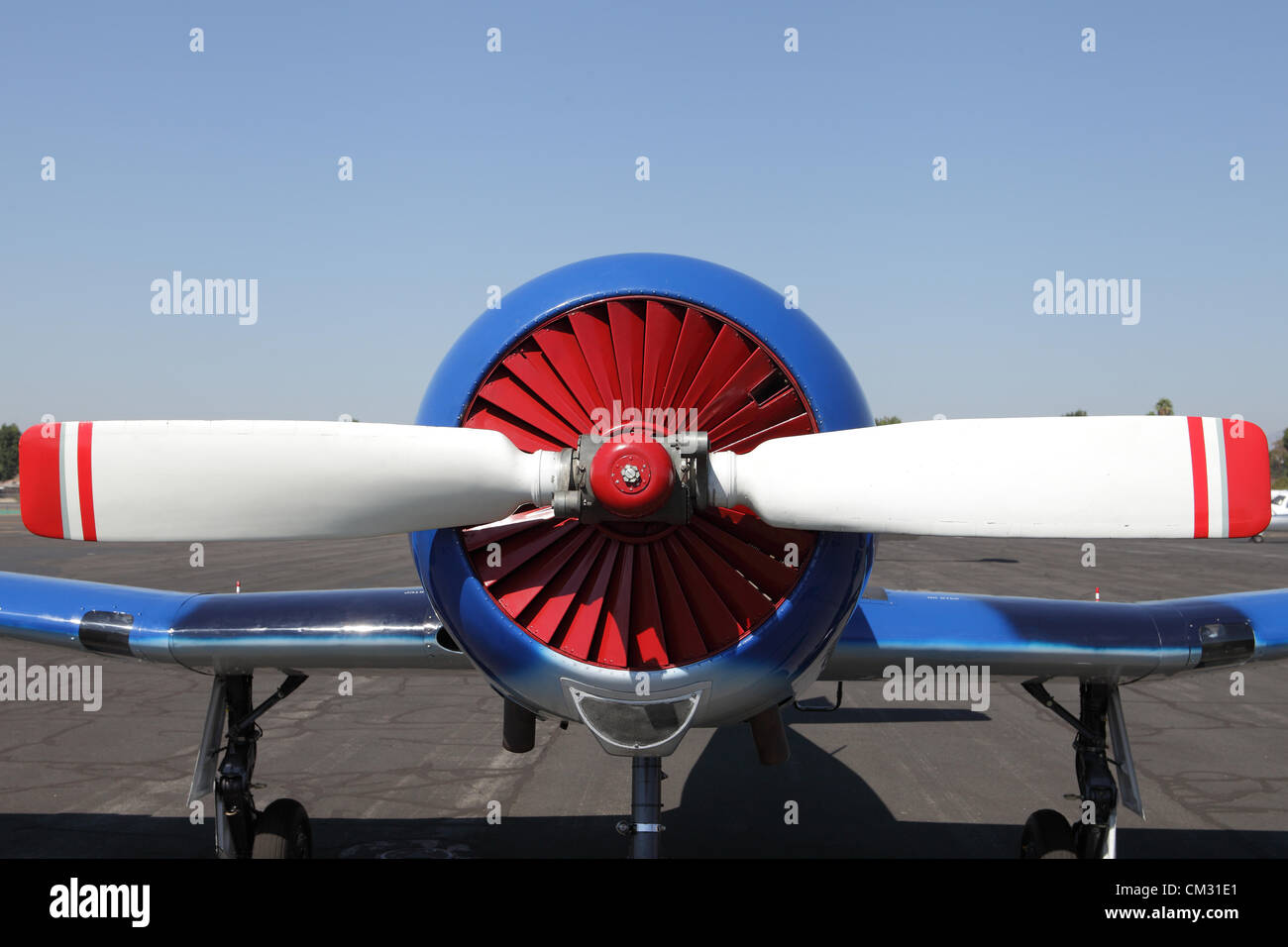 EL MONTE, CALIFORNIA, USA - SEPTEMBER 23, 2012 - Single propeller older ...