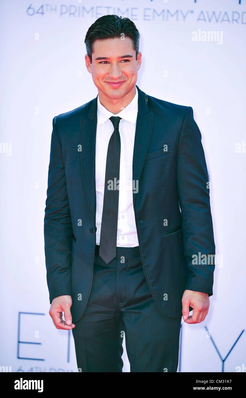Mario Lopez arrivals64th Primetime Emmy Awards - ARRIVALS Nokia Theatre ...