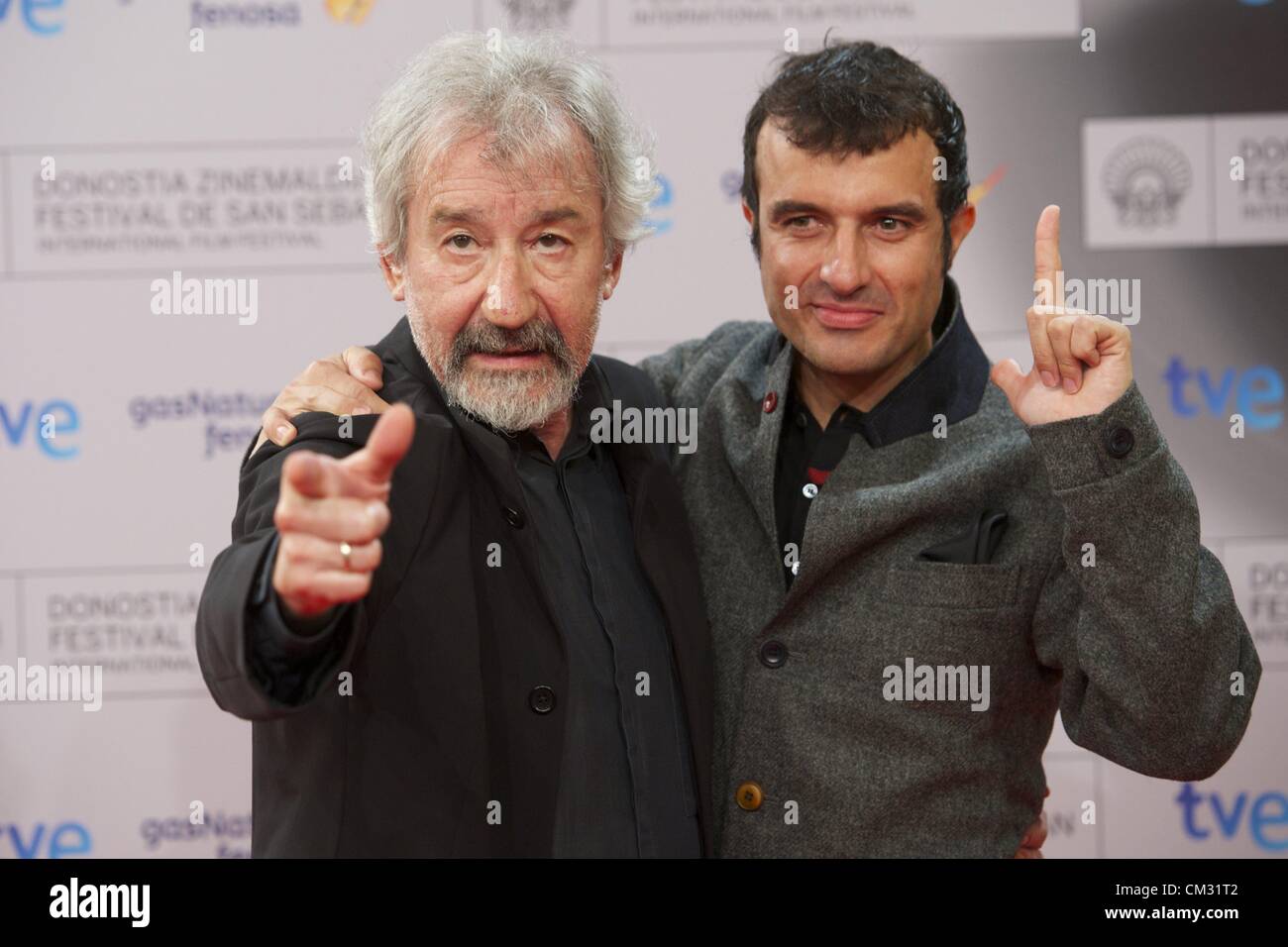 Sept. 23, 2012 - San Sebastian, Euskadi, Spain - Jose Sacristian and ...