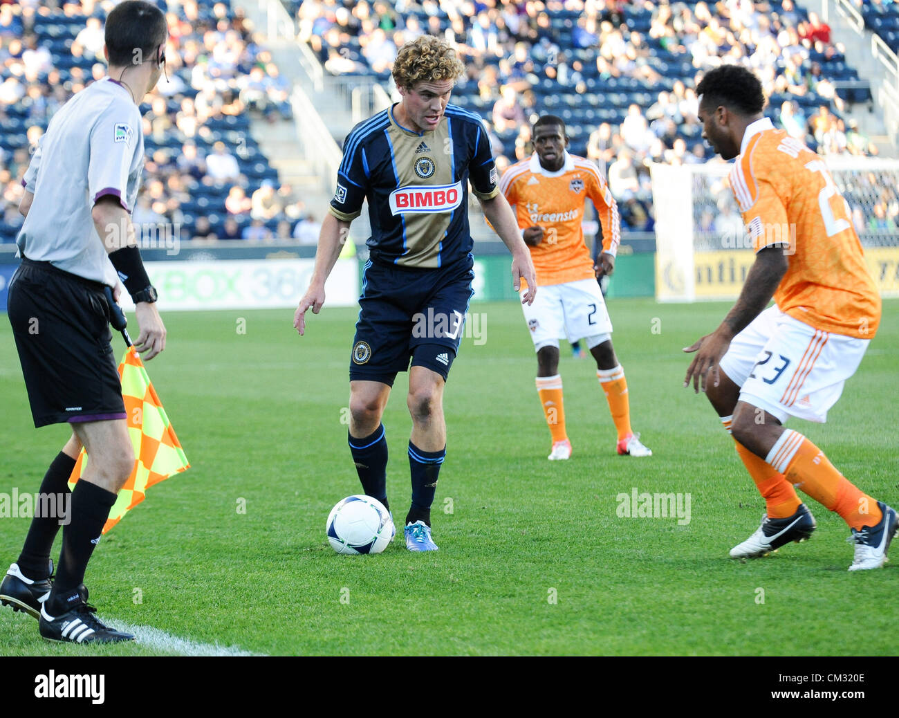 Sept. 23, 2012 - Chester, Pennsylvania, U.S - Union's, CHRIS ALBRIGHT ...