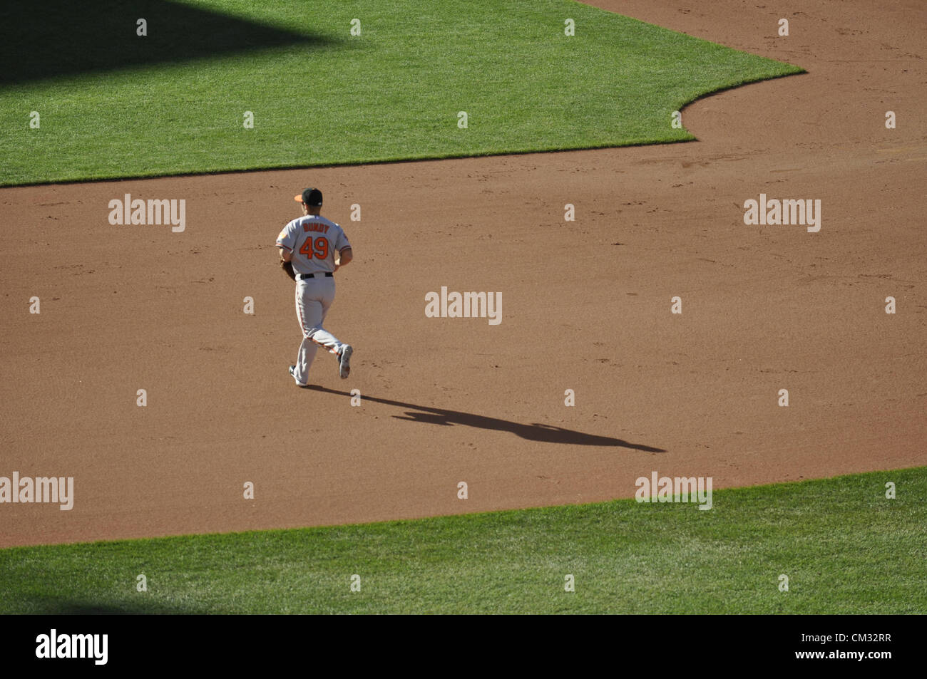 Boston, USA, Sunday 23rd September 2012. Boston Red Sox play the ...