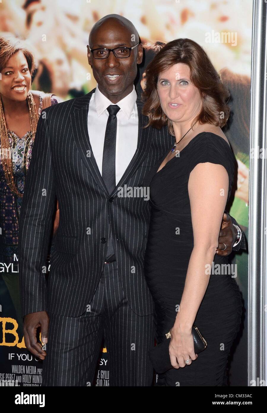 Lance Reddick arrivals WON'T BACK DOWN ScreeningZiegfeld Theatre New ...