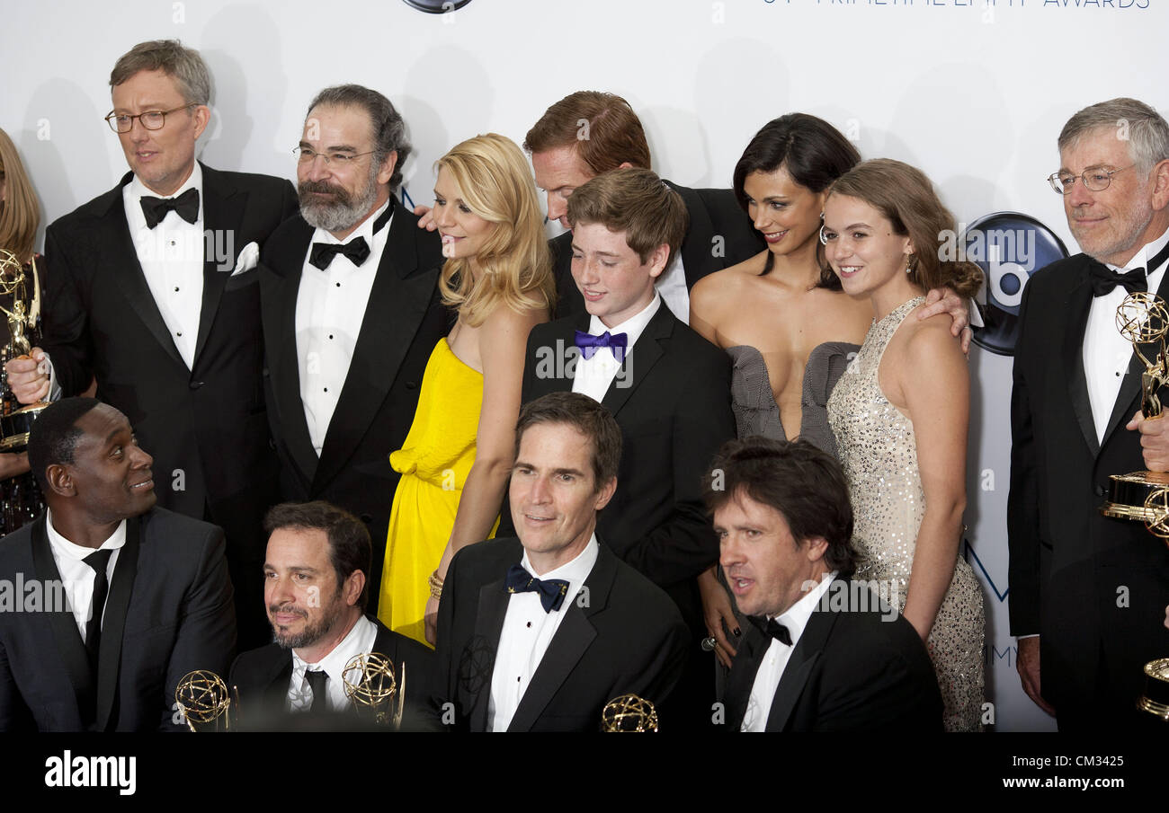 Sept. 23, 2012 - Los Angeles, California, USA - The cast of Homeland ...
